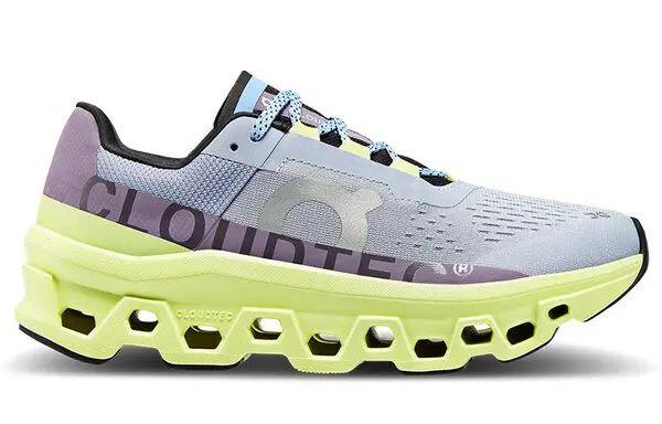 On Cloudmonster Nimbus Hay Sneakers - Nimbus/hay