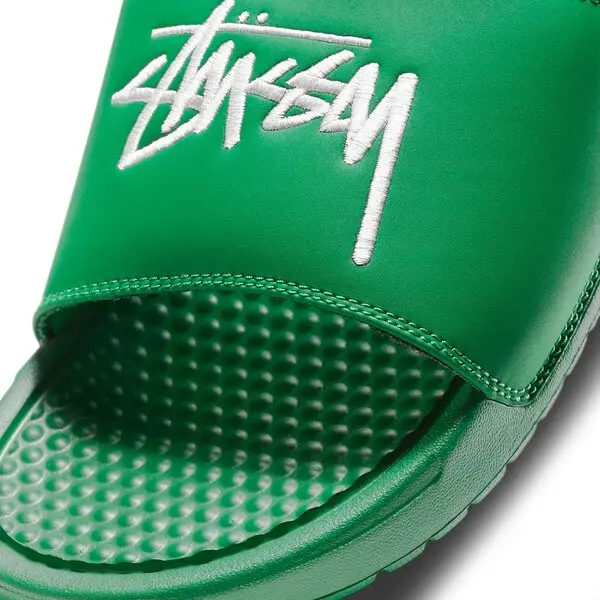 Nike X Stussy Benassi Slides - Green
