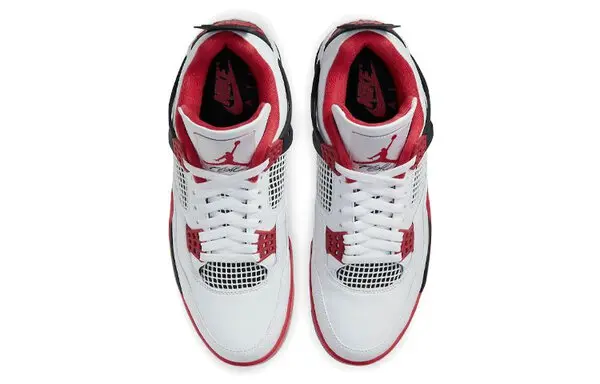 JORDAN Retro Og "fire Red" 2020 - White/black/tech Grey
