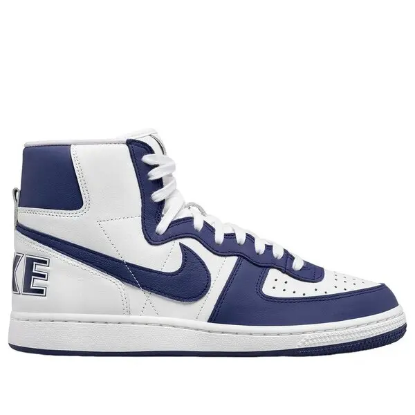 Nike Terminator High X Comme Des Garcons Homme Plus Sneakers - Cloud White/midnight Navy