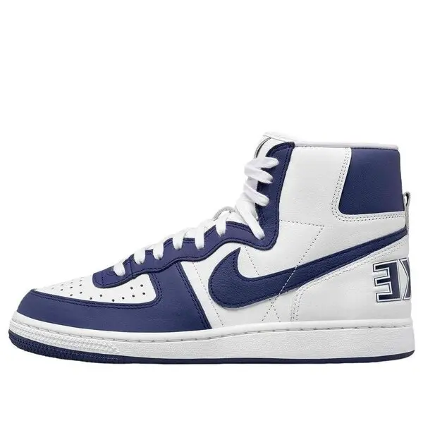 Nike Terminator High X Comme Des Garcons Homme Plus Sneakers - Cloud White/midnight Navy