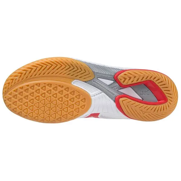 Mizuno Wave Drive Sneakers - White/red