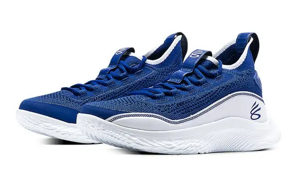 Under Armour Curry Flow 8 "flow Like Water" Basketball Shoes - Blue
