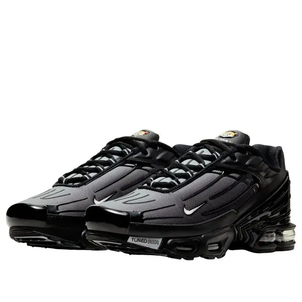 Nike Max Plus 3 Og "wolf Grey" Sneakers - Black