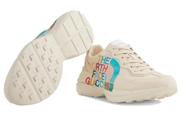Gucci Rhyton "the North Face" Lace-up Sneakers