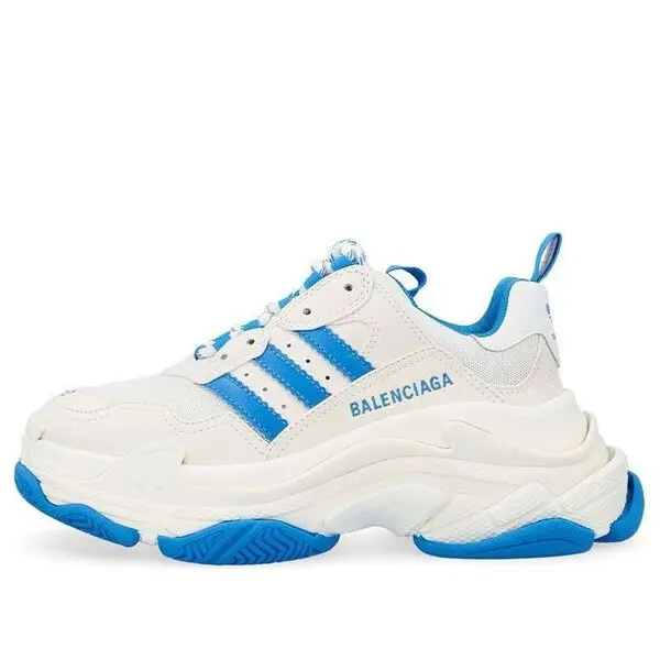 Balenciaga Triple S X Adidas Sneakers - White/blue