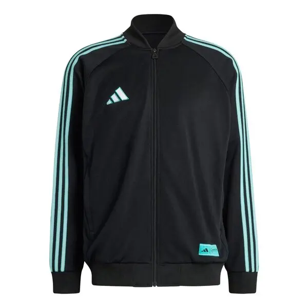 Adidas X Mercedes Amg Petronas Formula One Team Las Vegas Track Jacket 'black White - Black/white