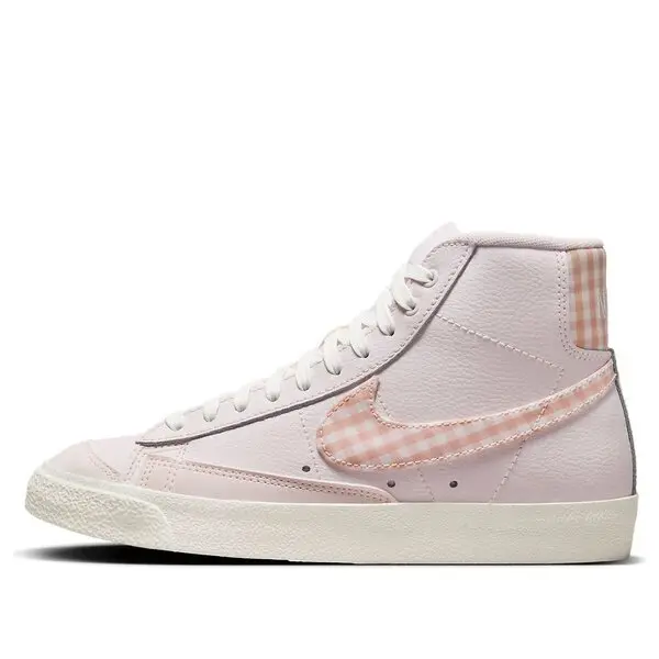 Nike Blazer Mid '77 'barbie Pink Plaid - Summit White/pink