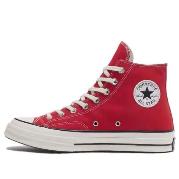 CONVERSE Chuck 70 Hi Vintage Canvas High Top Sneakers - Red