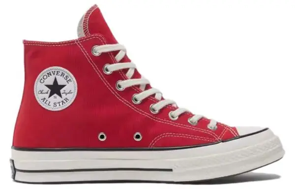CONVERSE Chuck 70 Hi Vintage Canvas High Top Sneakers - Red