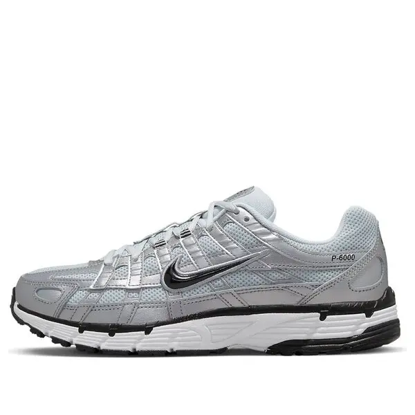 Nike P-6000 Metallic Sneakers - Silver