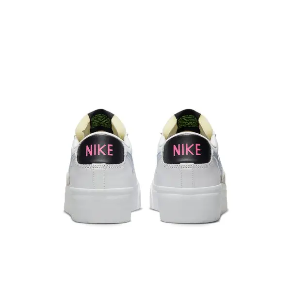 Nike Blazer Low Platform Sneakers - White/volt/black