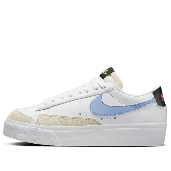 Nike Blazer Low Platform Sneakers - White/volt/black