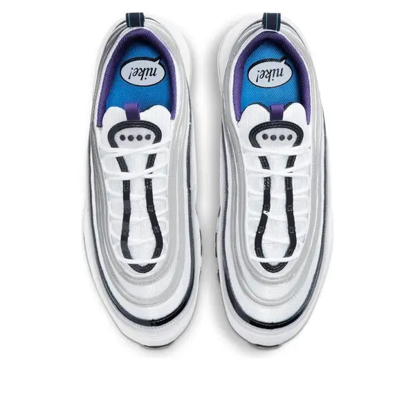 Nike Max 97 'kaomoji' Sneakers - White/black/blue