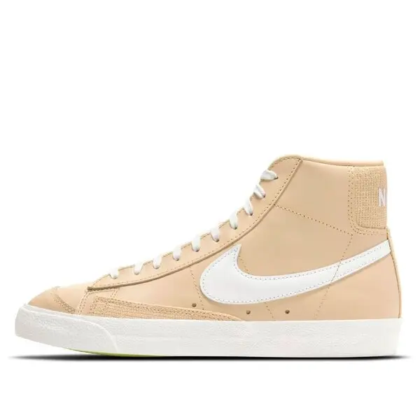 Nike Blazer Mid '77 High-top Sneakers - Creamyellow/white