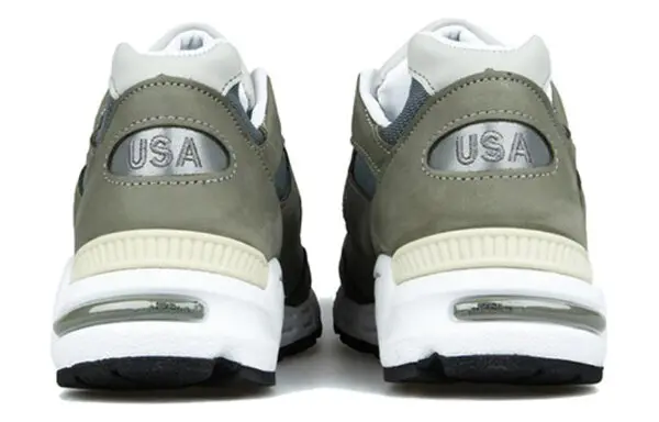 NEW BALANCE 990v2 Made In Usa Sneakers - Graygreen/blue