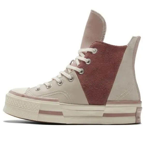 CONVERSE Chuck 70 Plus High Top Sneakers - Whitepurple