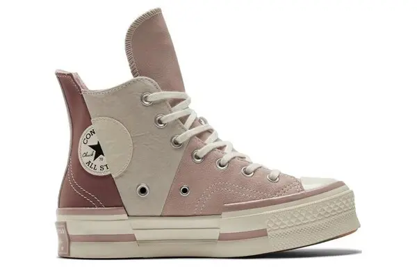 CONVERSE Chuck 70 Plus High Top Sneakers - Whitepurple