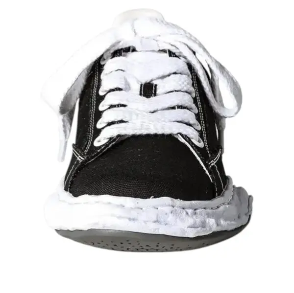 Mihara Yasuhiro Charles Og Sole Canvas Low Top Sneakers - Black