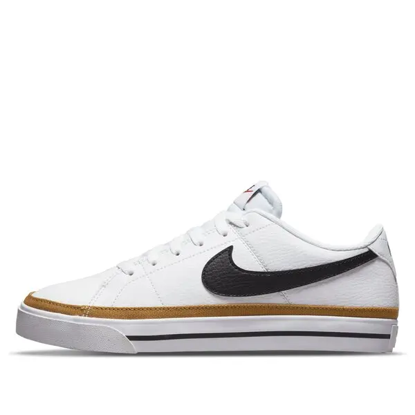 Nike Court Legacy Next Nature "white Desert Ochre - Black/white