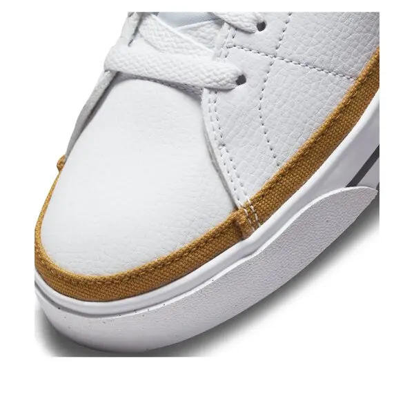 Nike Court Legacy Next Nature "white Desert Ochre - Black/white