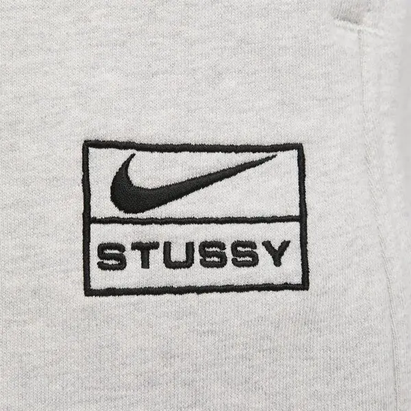 Nike X Stussy Ss24 Sweatpants 'grey Black - Grey/black