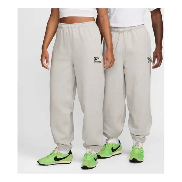 Nike X Stussy Ss24 Sweatpants 'grey Black