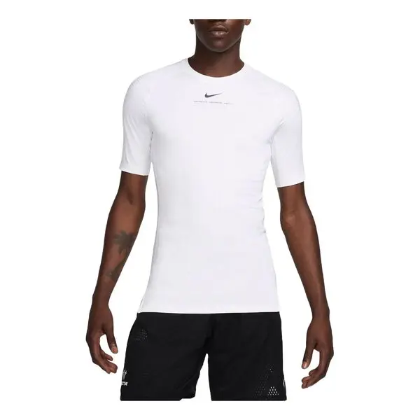 Nike X Nocta Base Layer Basketball T-shirt 'white Black - White/black