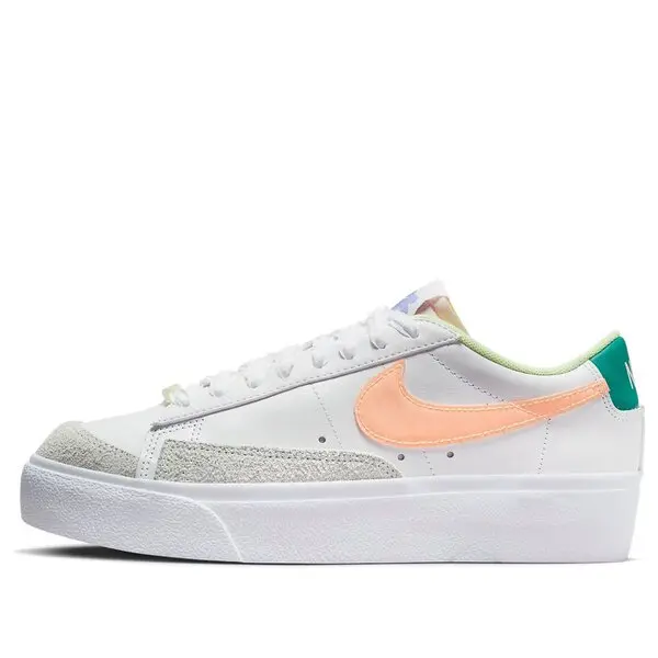 Nike Blazer Low Platform Sneakers - White//green