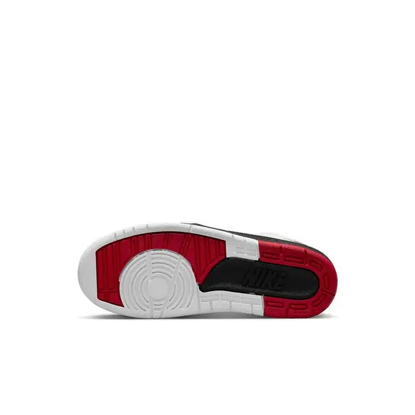 JORDAN 2 Retro High Top Sneakers - White/black/red