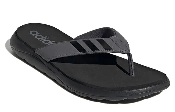 Adidas Comfort Sandal 'black Grey - Black/gray