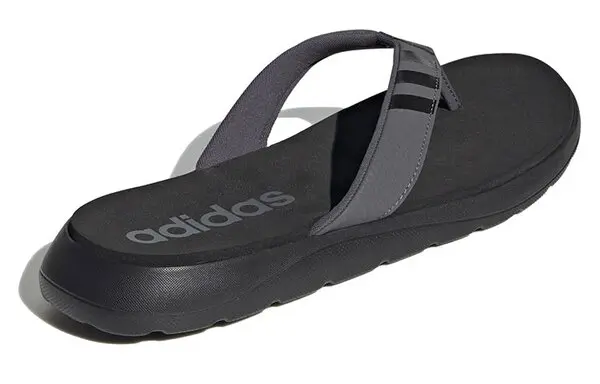 Adidas Comfort Sandal 'black Grey - Black/gray