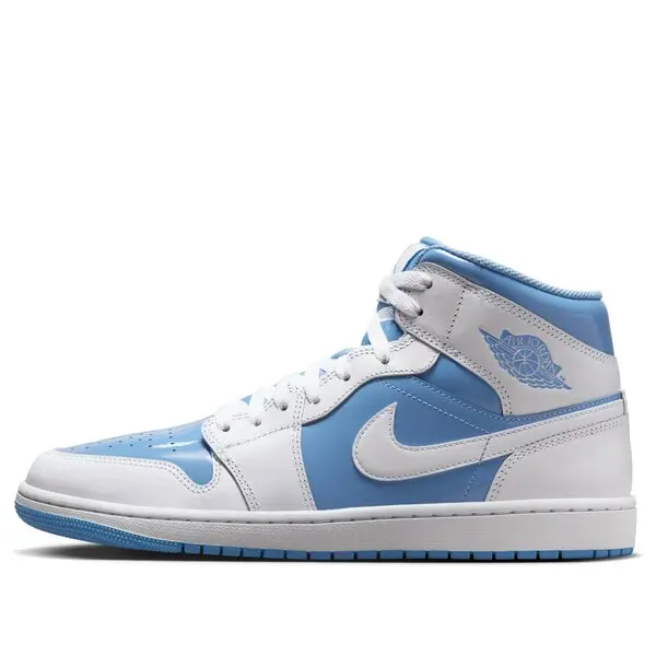 JORDAN 1 Mid "legend Blue" Sneakers - White/legend Blue