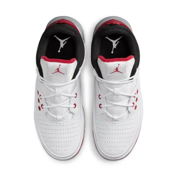JORDAN Max Aura 5 "white Black Varsity Red" Sneakers - White/varsity Red/wolf Grey