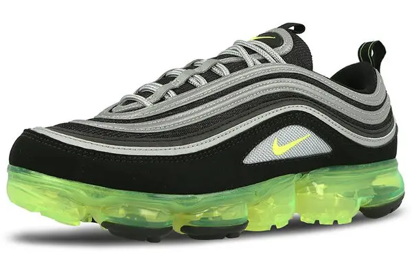 Nike Vapormax 97 "neon" Sneakers - Black/volt/metallic Silver