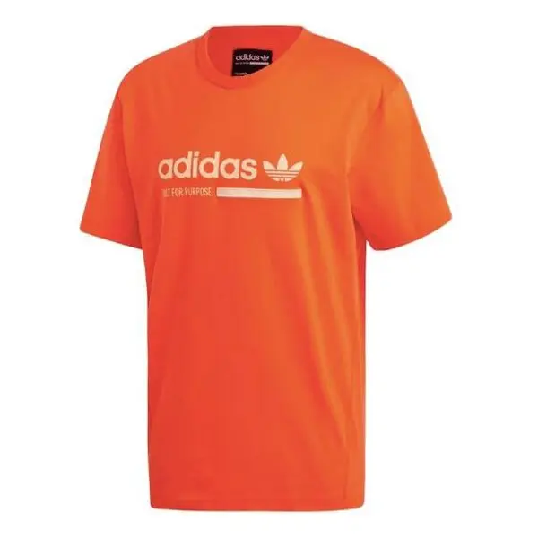 Adidas Originals Printing Logo Short Sleeve - Yellow