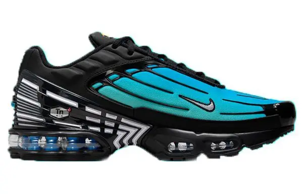 Nike Max Plus 3 "black Laser Blue" Sneakers - Black/black/laser Blue