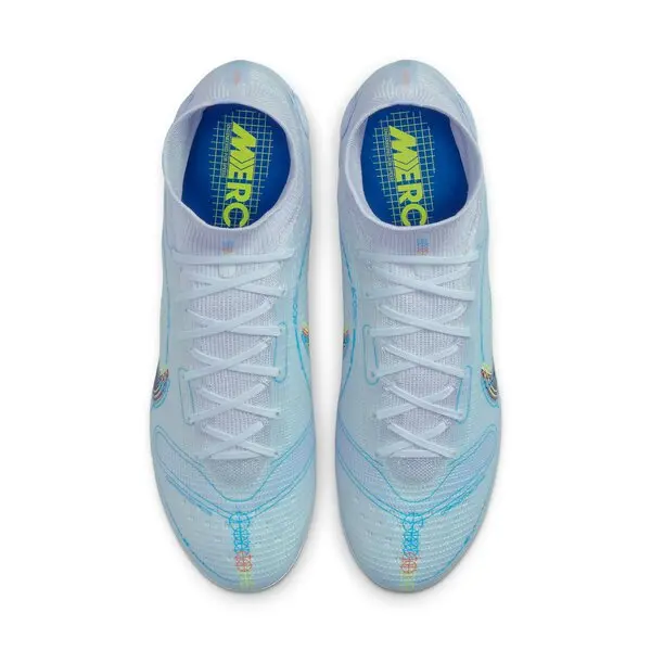 Nike Mercurial Superfly Elite Fg "progress Pack" Athletic Sneakers - Grey/blue/black
