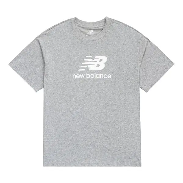 NEW BALANCE Essential Logo T-shirt Asia Sizing - Grey
