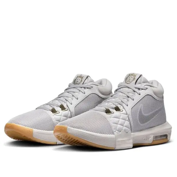 Nike Lebron Witness High Top Athletic Sneakers - White/gum