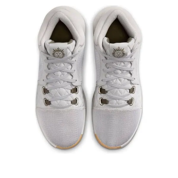 Nike Lebron Witness High Top Athletic Sneakers - White/gum