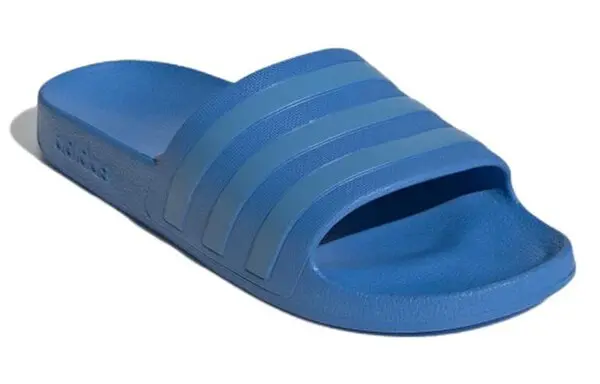 Adidas Adilette Aqua Slides - Blue Rush/sky Rush/blue Rush