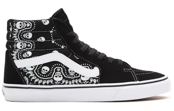 VANS Sk8-hi Bandana Sneakers - Black