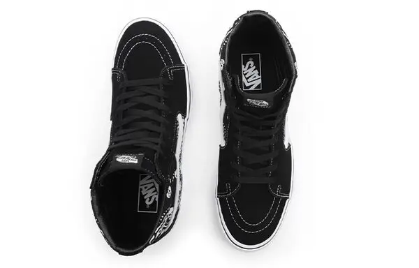 VANS Sk8-hi Bandana Sneakers - Black
