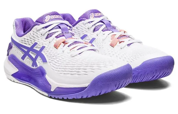 Asics Gel-resolution 9 Low Top Sneakers - White/purple