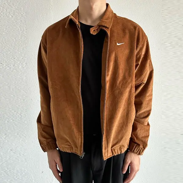 Nike Life Harrington Cord Jacket - Brown