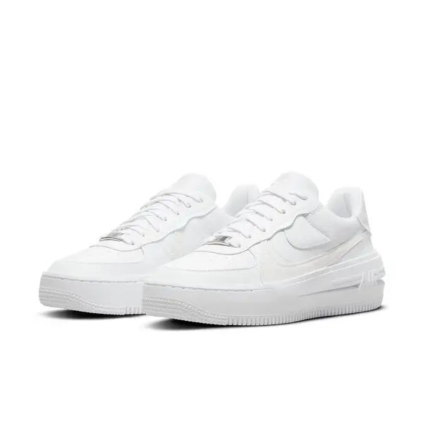 Nike Force 1 Pltaform 'triple Sneakers - White