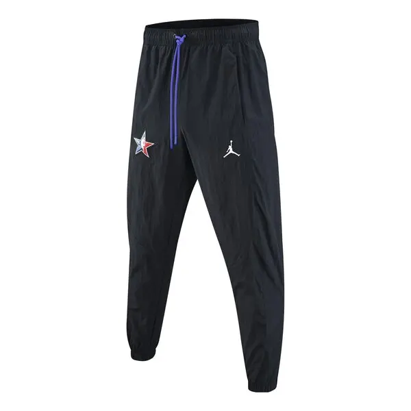 JORDAN Logo Nba All-star Pants - Black
