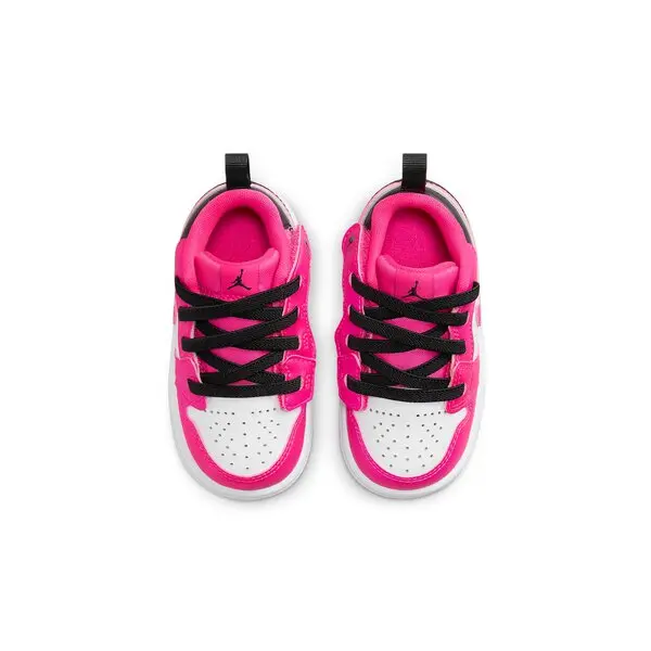JORDAN 1 Low Sneakers - Fierce Pink/black/white