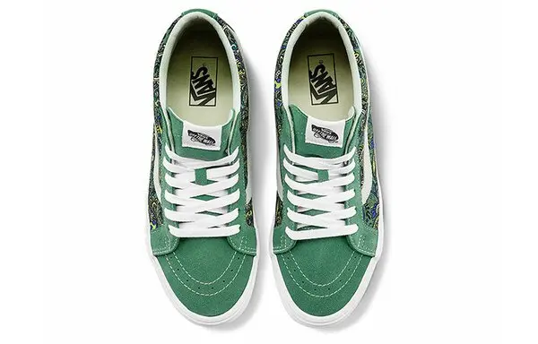 VANS Sk8-mid Reissue Paisley Sneakers - Green